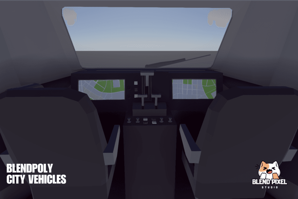 BlendPoly City Vehicles - Low Poly Assets - Blend Pixel Store